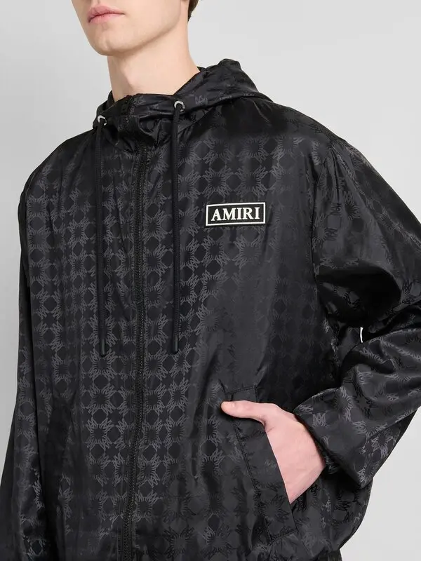 Amiri Mongogram Hooded Windbreaker Jacket