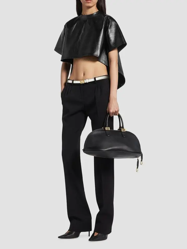 Balenciaga Train Cropped T-shirt