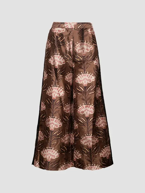 FRANCES VALENTINE Heirloom Floral Palazzo Pants