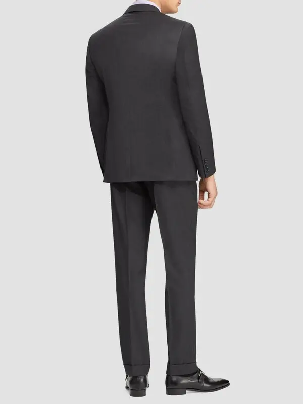 Ralph Lauren Purple Label Gregory Hand-tailored Wool Serge Suit - Charcoal