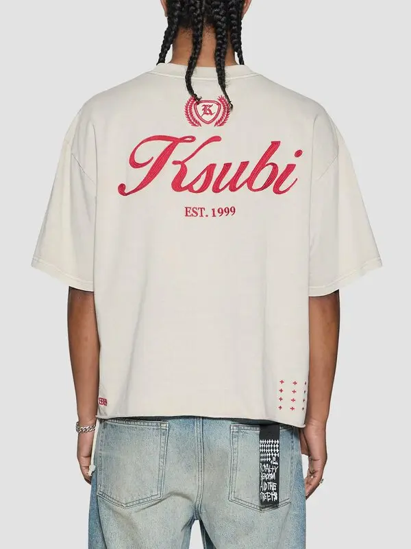 Ksubi Klasse Halen Logo Cotton Oversized T-shirt
