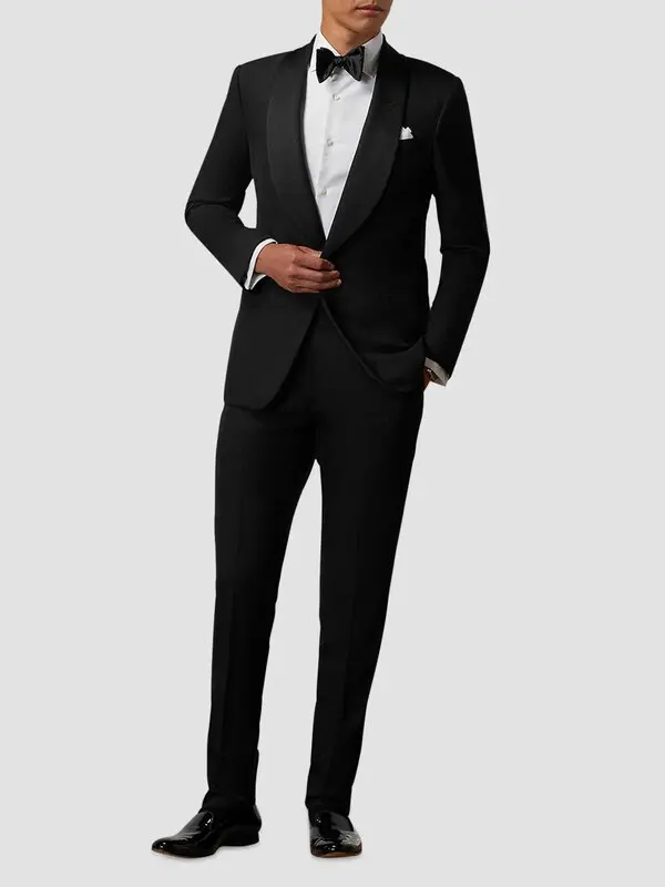 Ralph Lauren Purple Label Gregory Barathea Wool Shawl-lapel Tuxedo