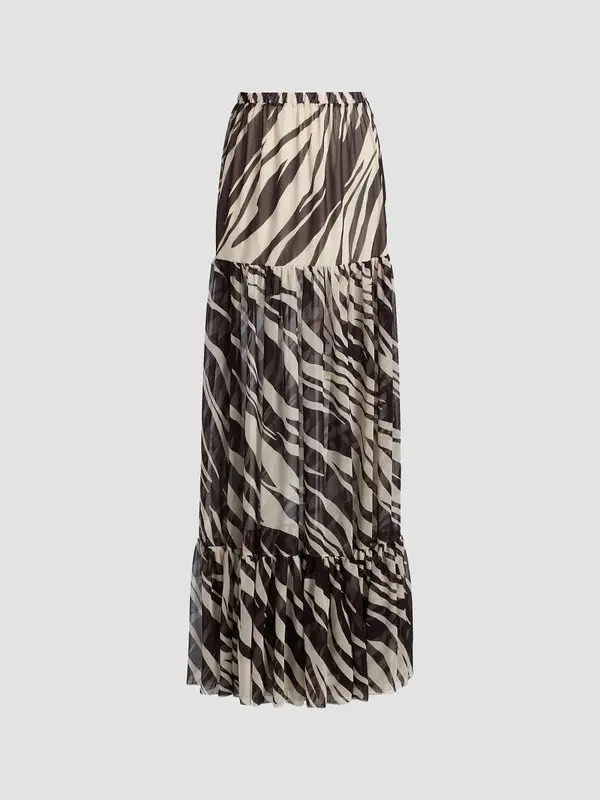 Chiara Boni La Petite Robe Usmania Printed Maxi Skirt