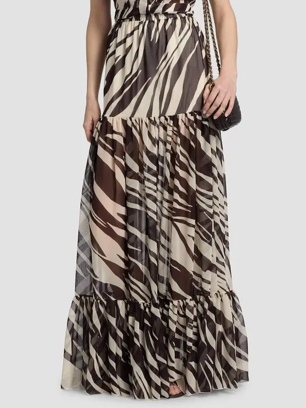 Chiara Boni La Petite Robe Usmania Printed Maxi Skirt
