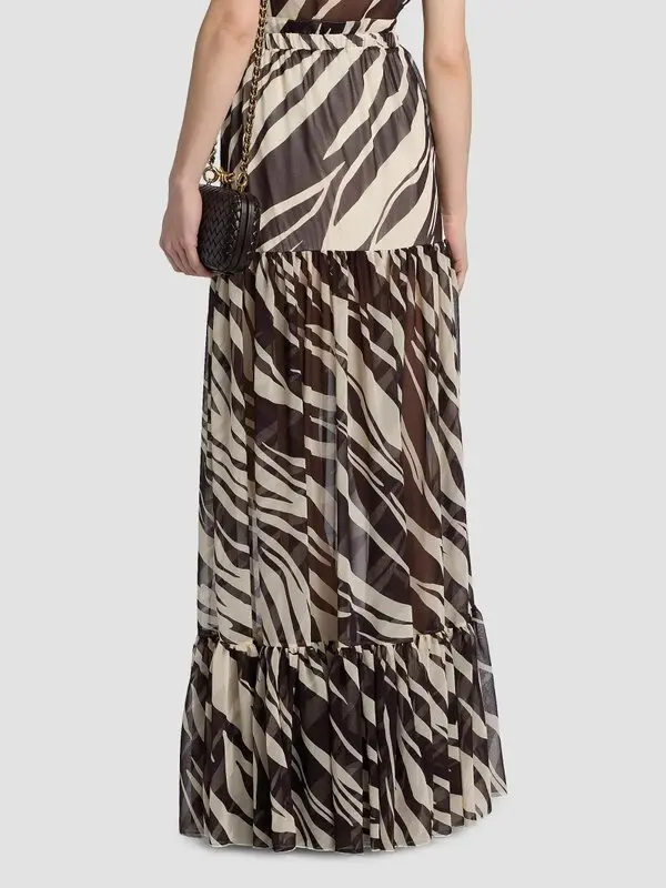 Chiara Boni La Petite Robe Usmania Printed Maxi Skirt