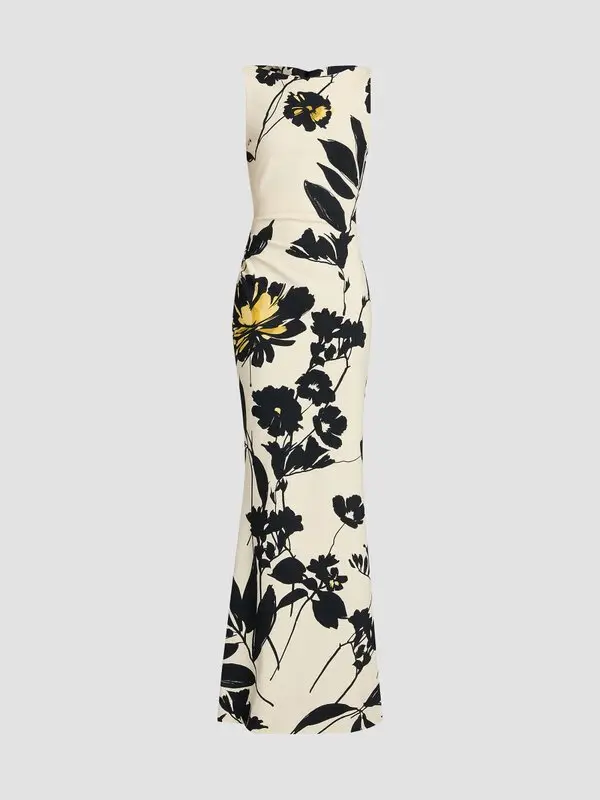 Chiara Boni La Petite Robe Ajour Floral Mermaid Gown - Ava