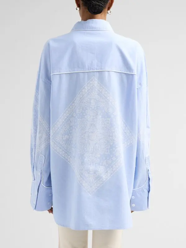 Ksubi Higher Than Heaven Astra Bandana Cotton Shirt