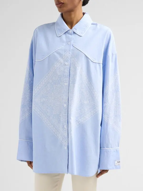 Ksubi Higher Than Heaven Astra Bandana Cotton Shirt