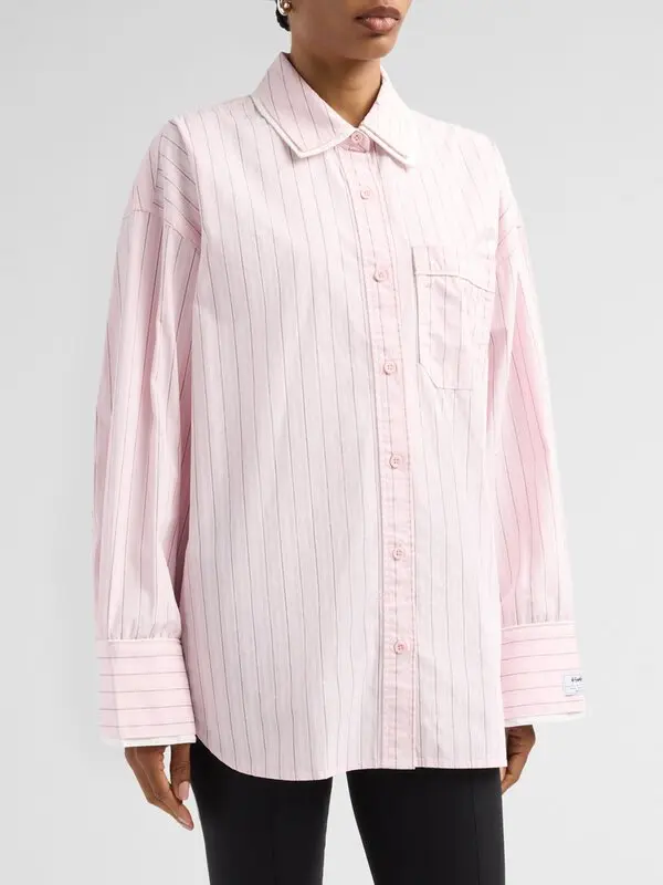 Ksubi Higher Than Heaven Astra Striped Cotton Shirt
