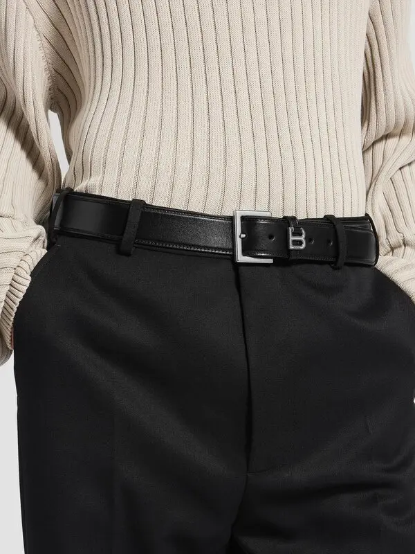 Balenciaga Hourglass Belt - Black