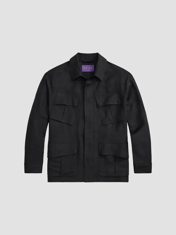 Ralph Lauren Purple Label Silk-linen Field Jacket
