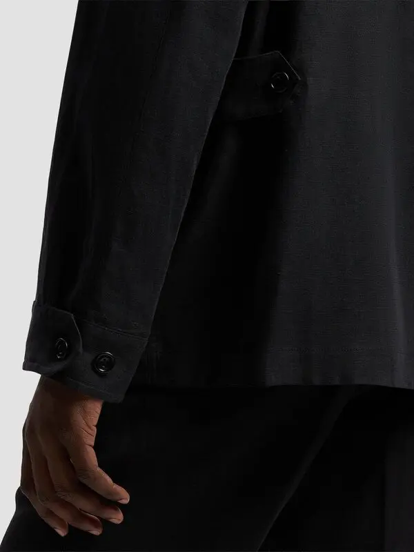 Ralph Lauren Purple Label Silk-linen Field Jacket