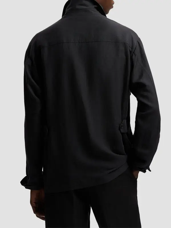 Ralph Lauren Purple Label Silk-linen Field Jacket