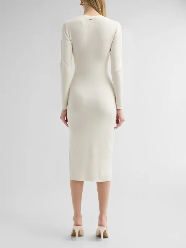 TOCCIN Lara Tie-waist Cardigan Midi Dress