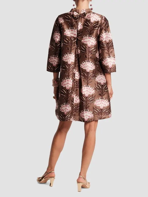 FRANCES VALENTINE Diplomat Floral Mini Dress