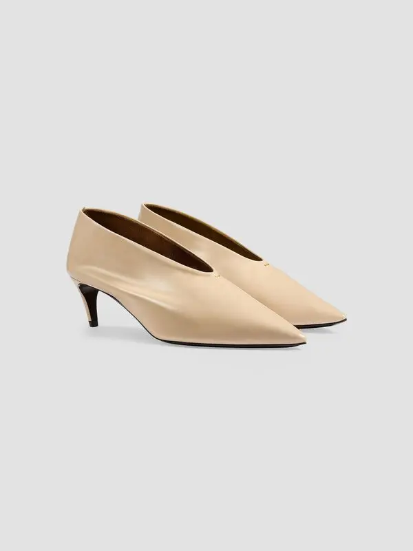 Khaite Miriam 50mm Leather Pumps
