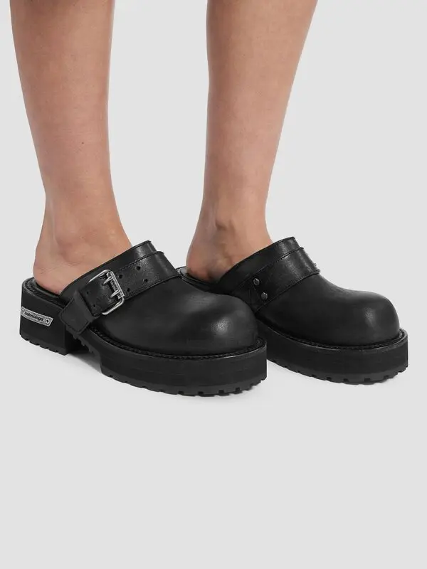 Balenciaga Venom Mules - Black