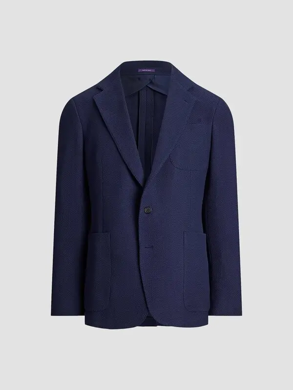 Ralph Lauren Purple Label Hadley Hand-tailored Panama-weave Jacket