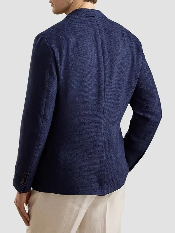 Ralph Lauren Purple Label Hadley Hand-tailored Panama-weave Jacket