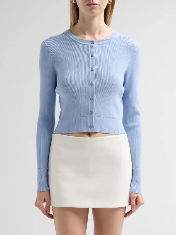 TOCCIN Zoe Cropped Fitted Cardigan