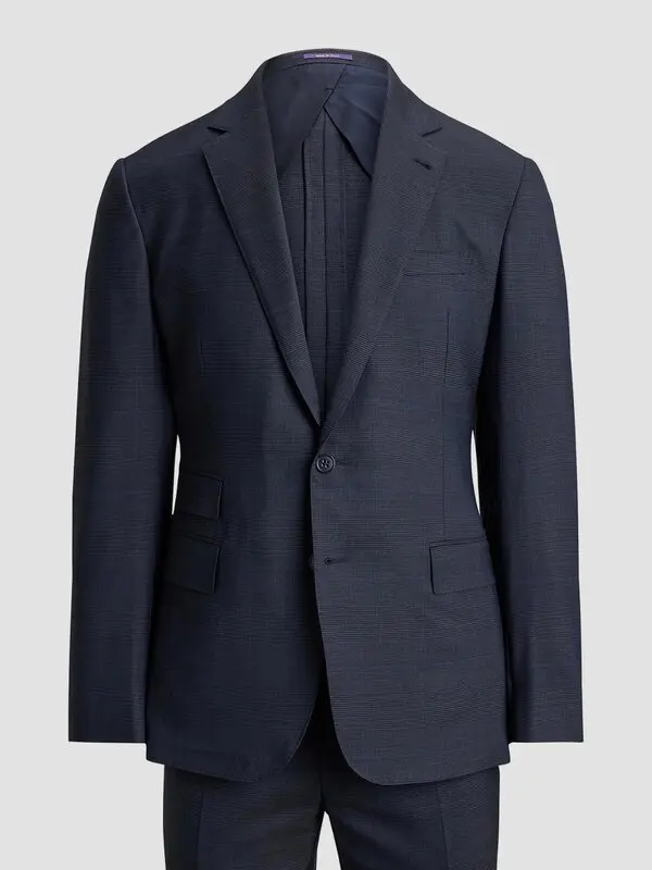 Ralph Lauren Purple Label Glen Plaid Wool Suit