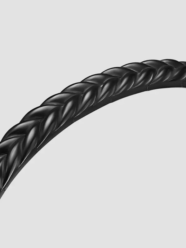David Yurman Chevron Flex Bracelet In Titanium, 6.4mm