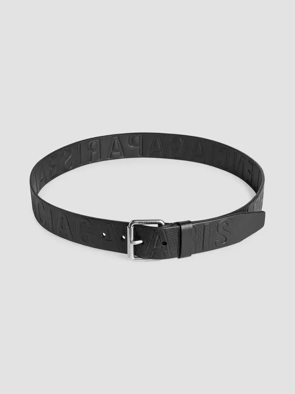 Balenciaga Debossed Logo Belt