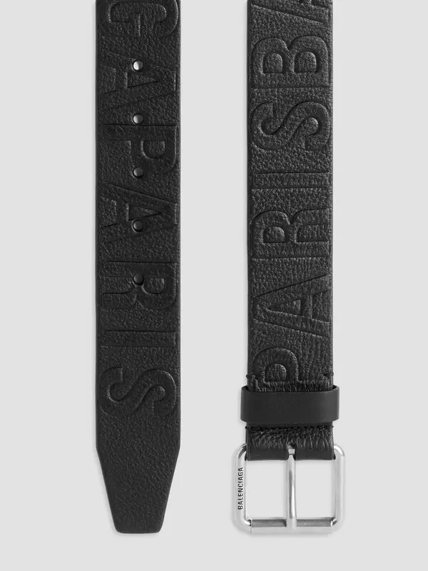 Balenciaga Debossed Logo Belt