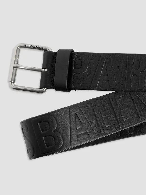 Balenciaga Debossed Logo Belt