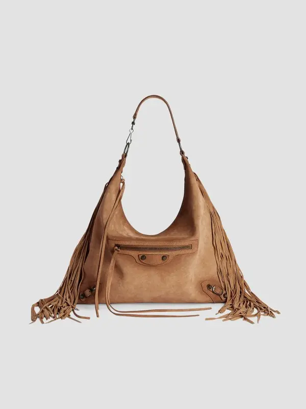 Balenciaga Le City Hobo Bag - Camel