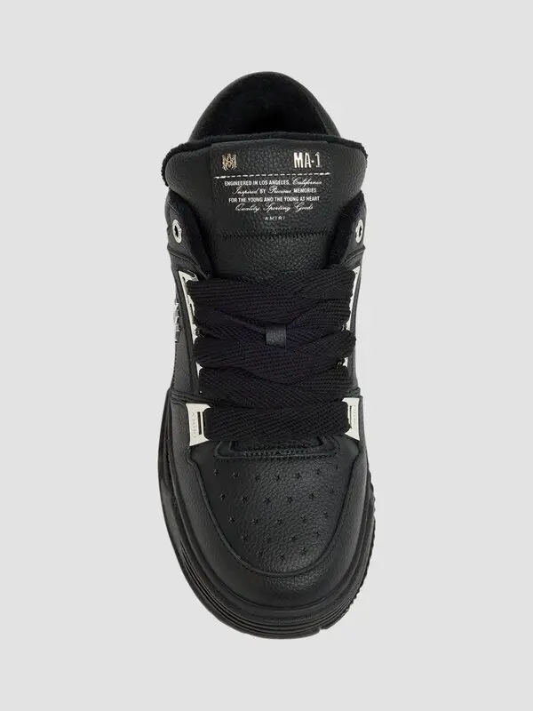Amiri Metallic Ma-1 Leather Low-top Sneakers