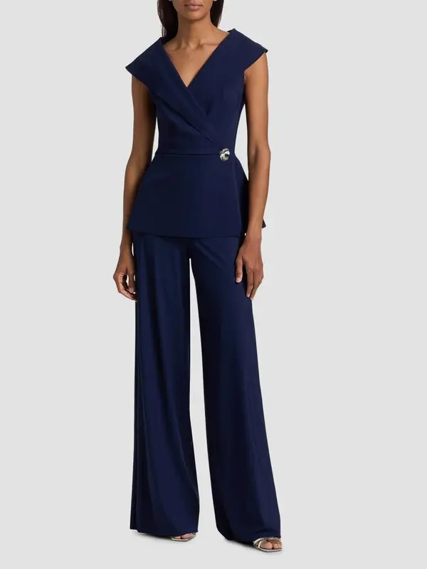 Chiara Boni La Petite Robe Moxel Jersey Portrait Jumpsuit