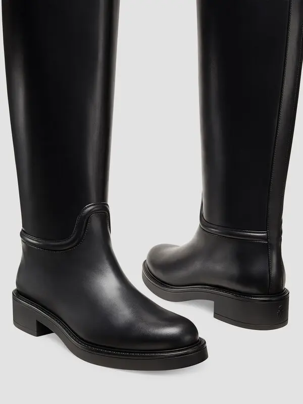 STUART WEITZMAN Celia 40mm Leather Riding Boots