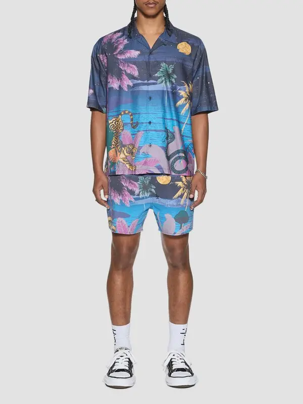 Ksubi Moonlight Diner Short-sleeve Camp Shirt