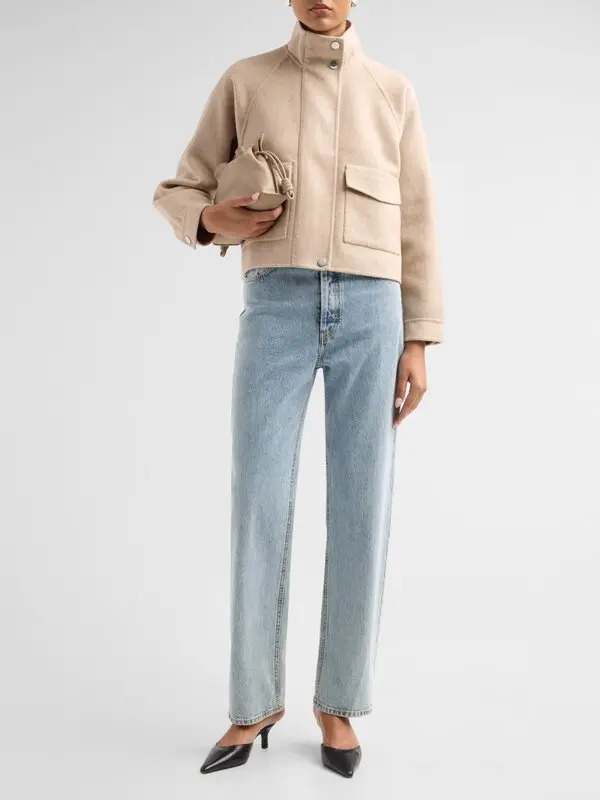 Elie Tahari The Eden Wool-blend Jacket - Oat