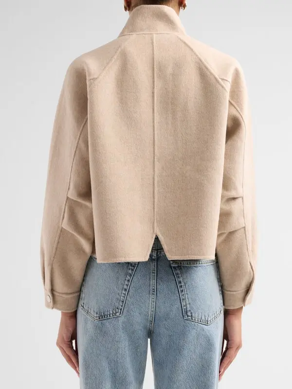 Elie Tahari The Eden Wool-blend Jacket - Oat