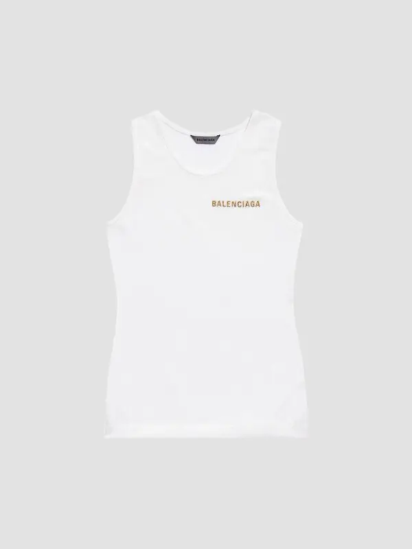 Balenciaga Tank Top - White