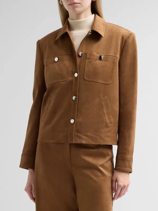 TOCCIN Isalya Faux Suede Jacket