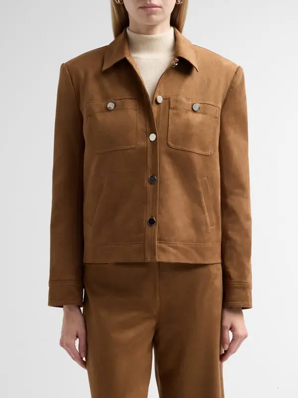 TOCCIN Isalya Faux Suede Jacket