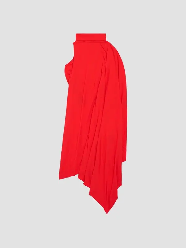 Balenciaga Draped Midi Dress