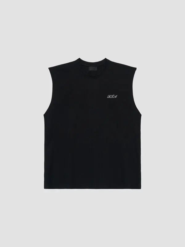 RtA Chaparral Terry Cursive Logo Muscle Tank