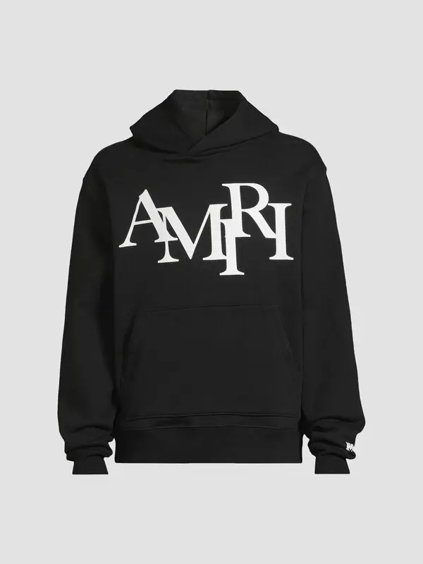 Amiri Logo Staggered Hoodie