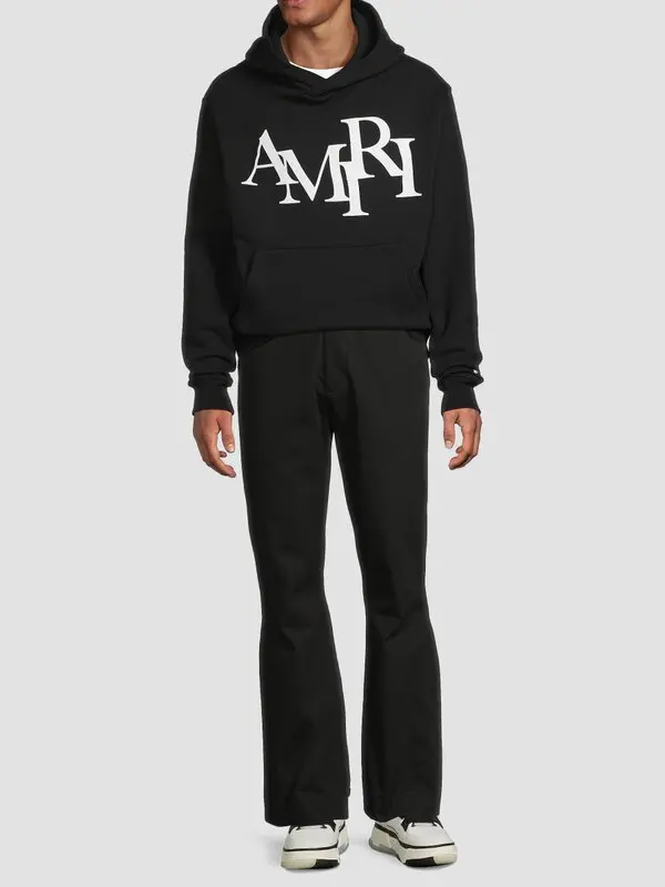 Amiri Logo Staggered Hoodie