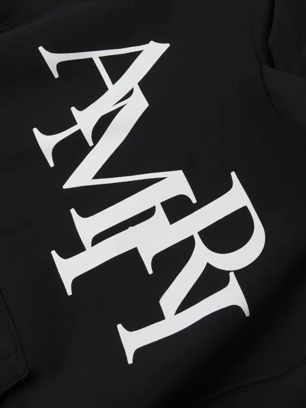 Amiri Logo Staggered Hoodie