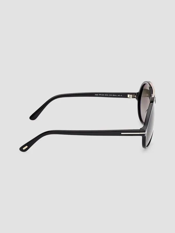 TOM FORD Aalton 59mm Round Sunglasses