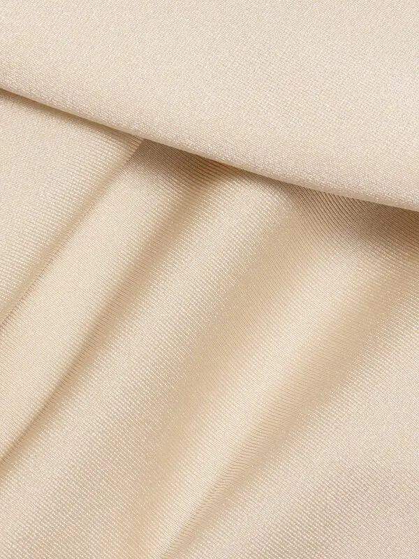 Chiara Boni La Petite Robe Becia Jj Satin Asymmetric Gown - Macadamia