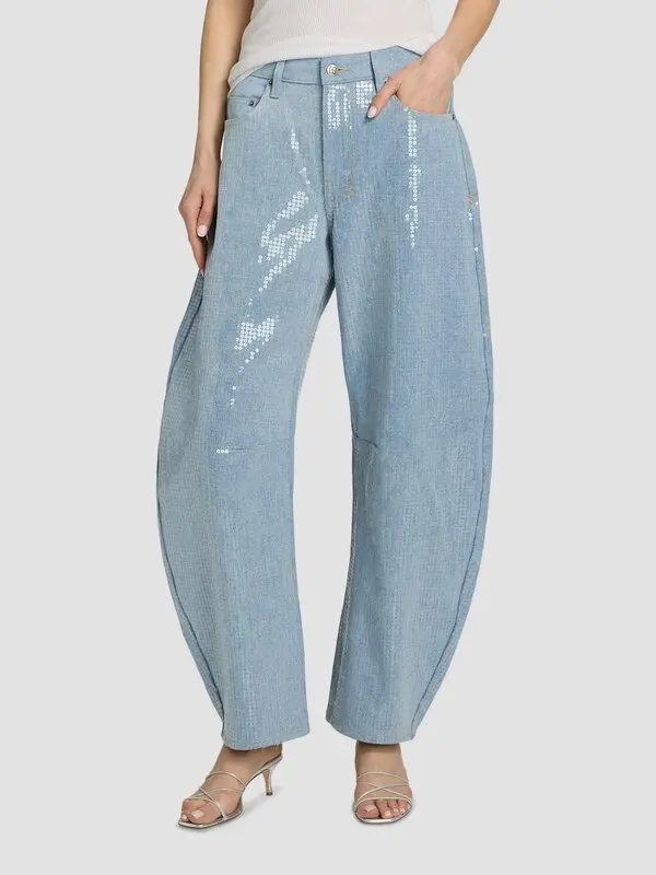 Ksubi Future Memory Sequin Spirit Barrel Jeans