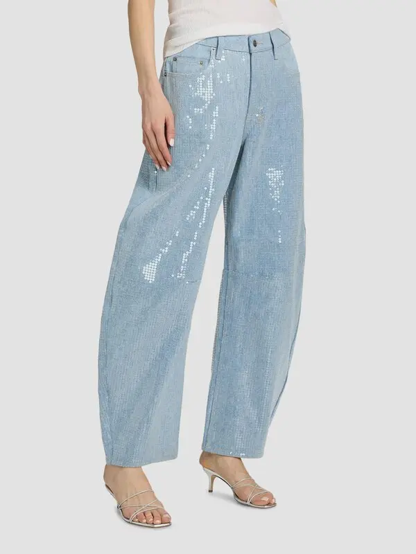 Ksubi Future Memory Sequin Spirit Barrel Jeans
