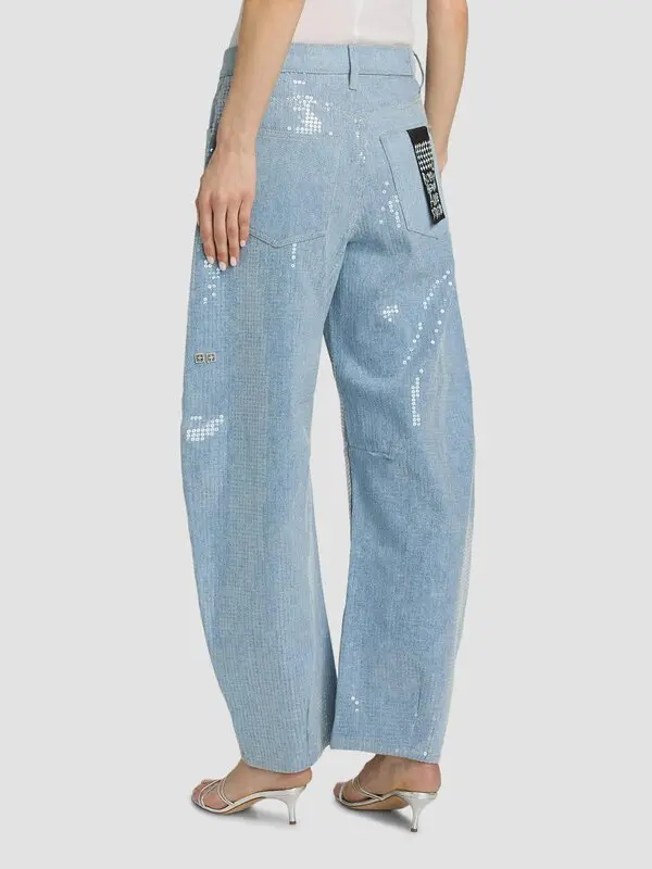 Ksubi Future Memory Sequin Spirit Barrel Jeans
