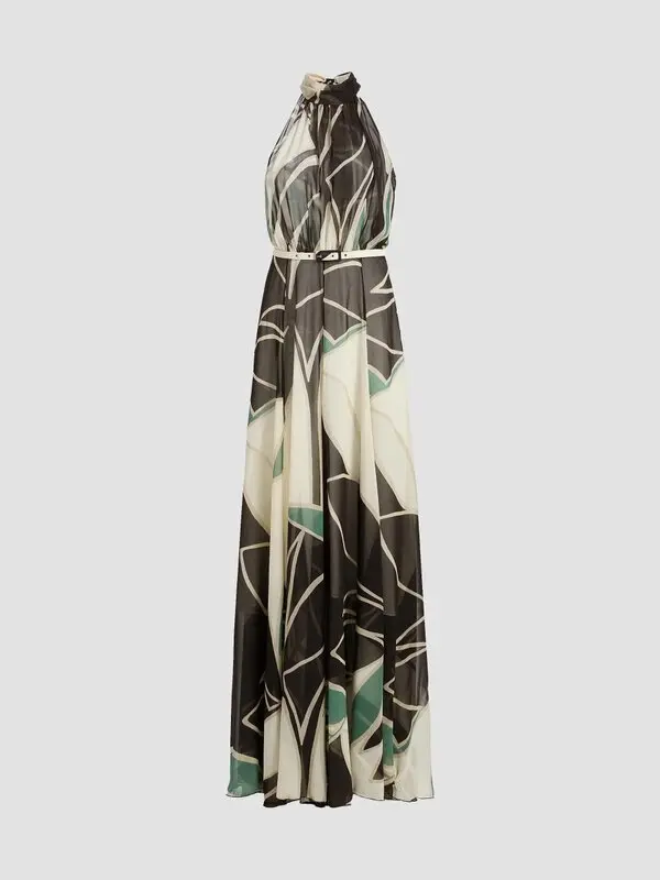 Chiara Boni La Petite Robe Kanji Abstract Print Maxi Dress - Tula